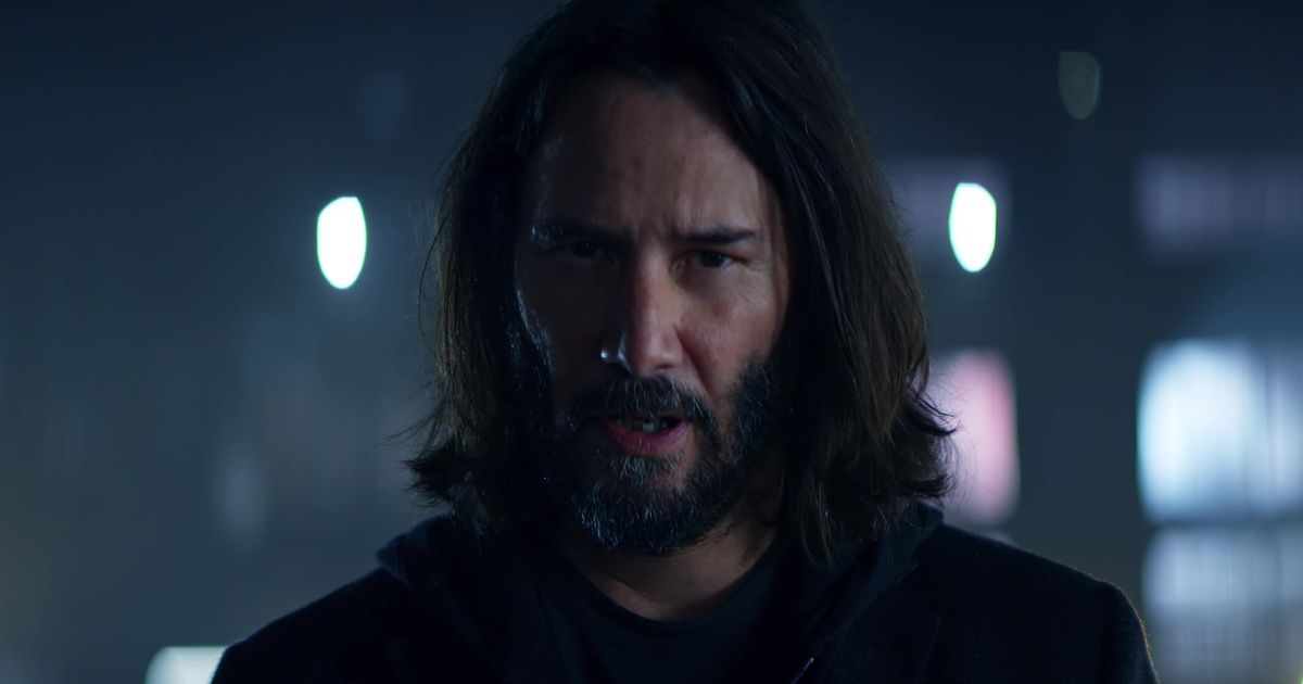 Keanu Reeves v reklamě láká na Cyberpunk 2077 - INDIAN
