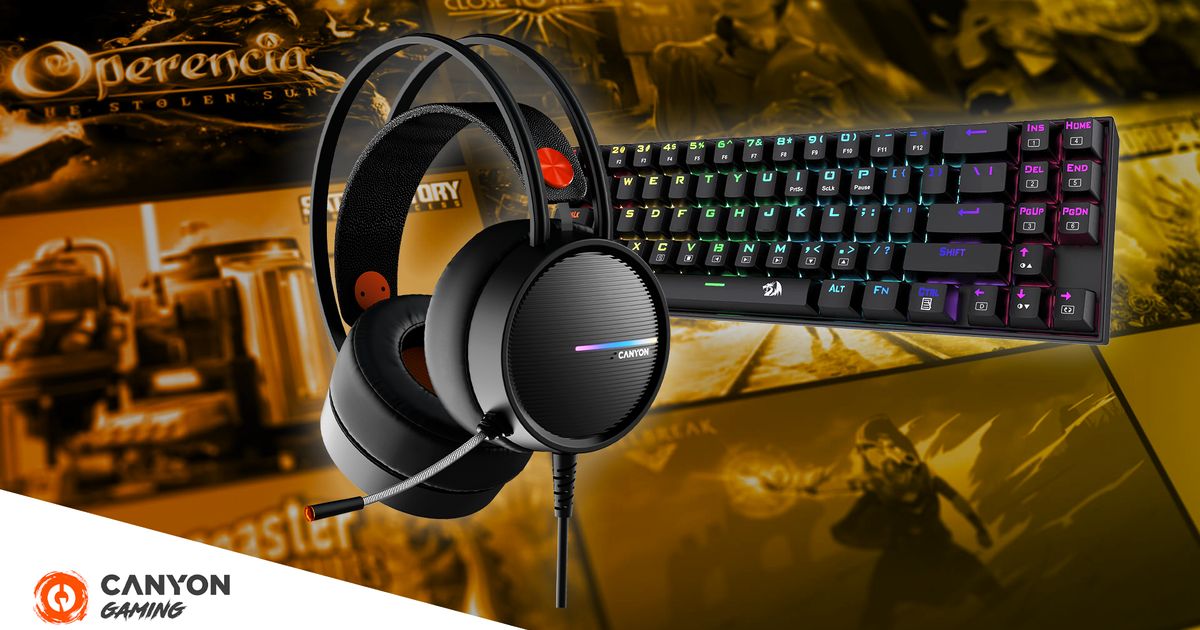 Soutěžte o herní headset a klávesnici značky Canyon Gaming - INDIAN