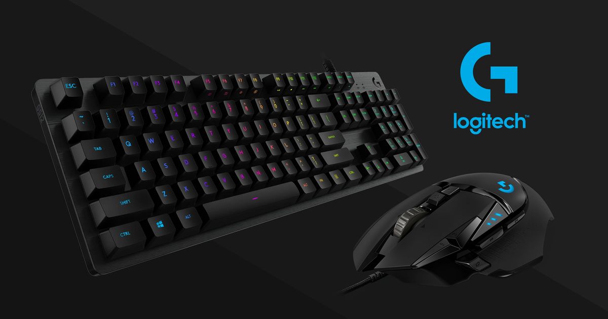 Logitech G512 Carbon a Logitech G502 Hero - INDIAN