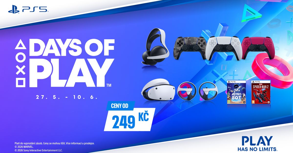 Days of Play jsou zpět! Přináší slevy na PlayStation hry a ...